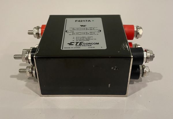 TE Connectivity F4217A Corcom Power Line Filter NEW! FREE SHIPPING ...