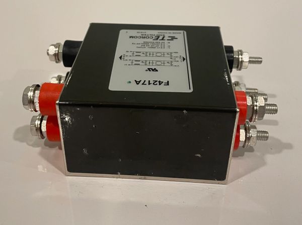 TE Connectivity F4217A Corcom Power Line Filter NEW! FREE SHIPPING ...