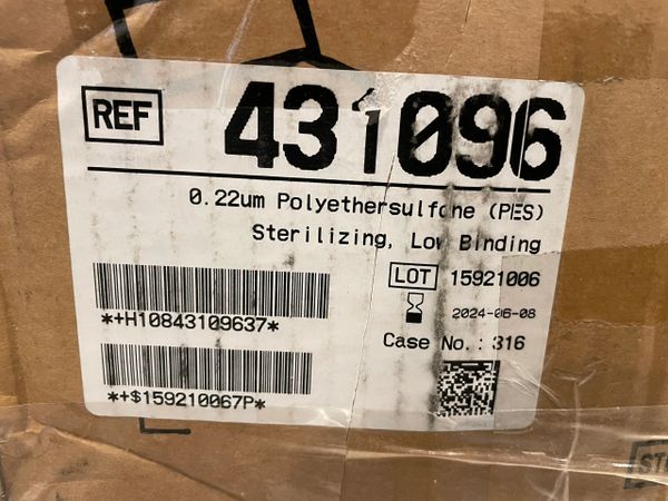 Corning 431096 250 mL Vacuum Filter Storage Bottle System 12PACK NEW IN ...