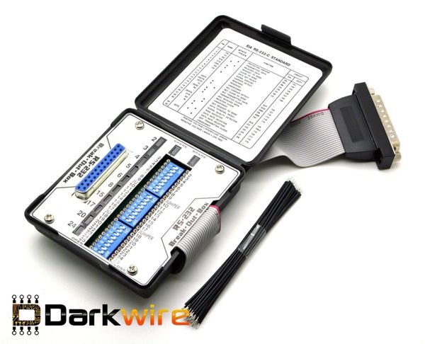 RS232 Serial Port Break Out Box - BOB - Pocket-Sized RS-232 Break Out Box