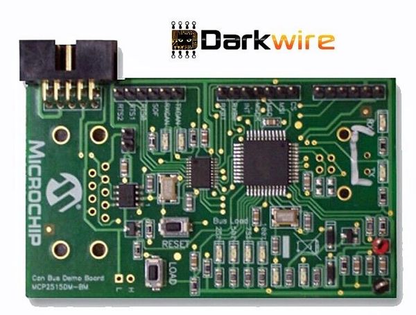 Microchip MCP2515 CAN BUS MONITOR DEMO BOARD - MCP2515DM-BM - Arduino