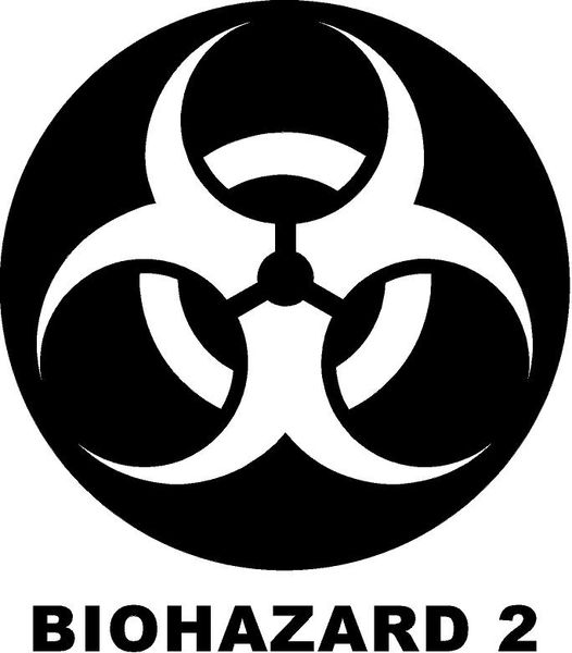 Biohazard 2 - AC vent sticker set