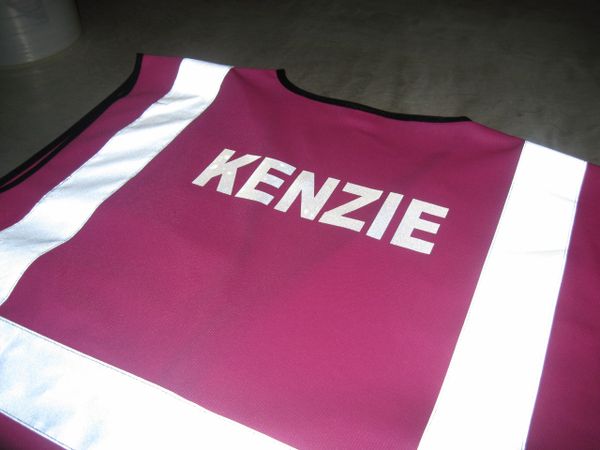 Reflective Heat Press Letters - 1.5" inch high letters