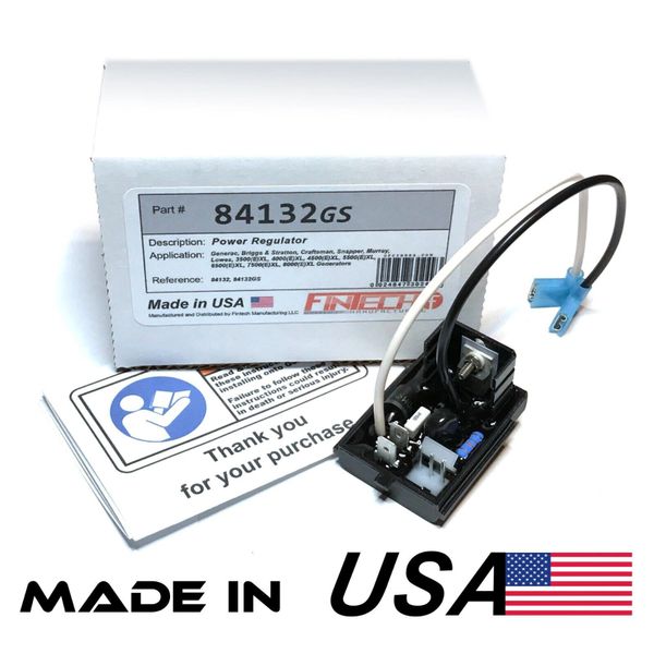 84132GS, 84132 Briggs & Stratton Voltage Regulator Craftsman, Generac ...