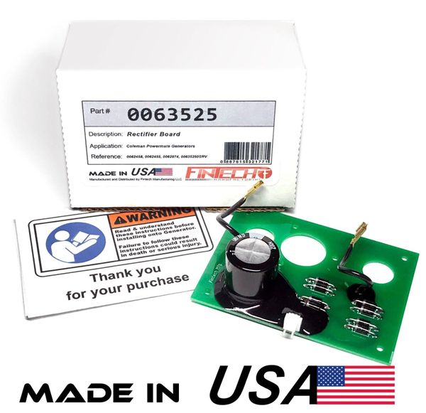 0063525, 0063525SRV, Coleman Powermate Bridge Rectifier