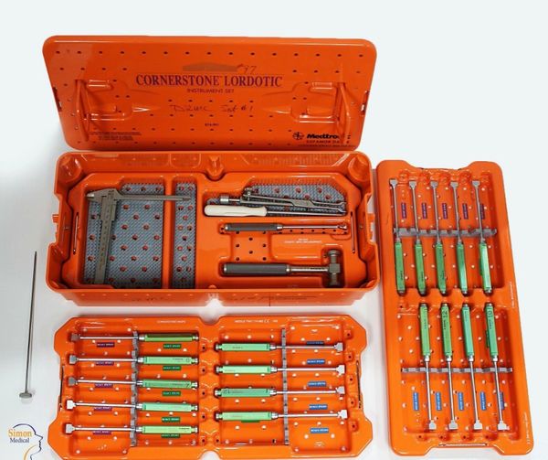 Medtronic Cornerstone Lordotic 874-991 Instrument Set - Complete ...