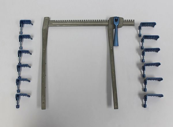 COMPLETE V. Mueller Titanium ANKENEY Sternal Retractor CH1290 CH1290-1