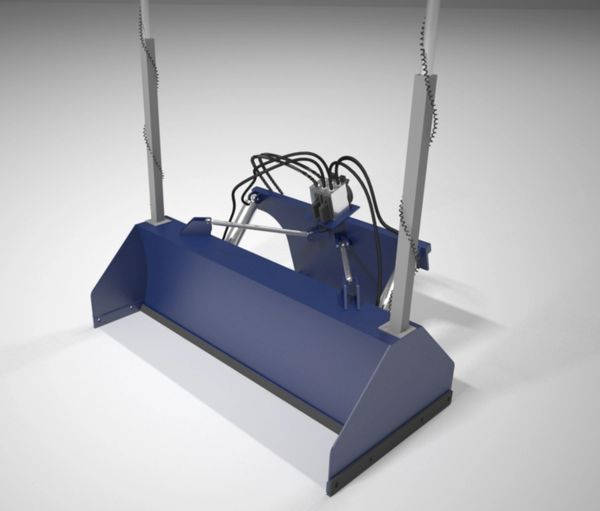 Laser Guided Grader Automatic Screed