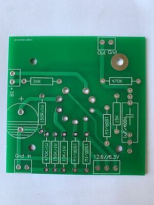 1*12AU7 6922 ECC88 SRPP pre amplifier tube amp diy bare board