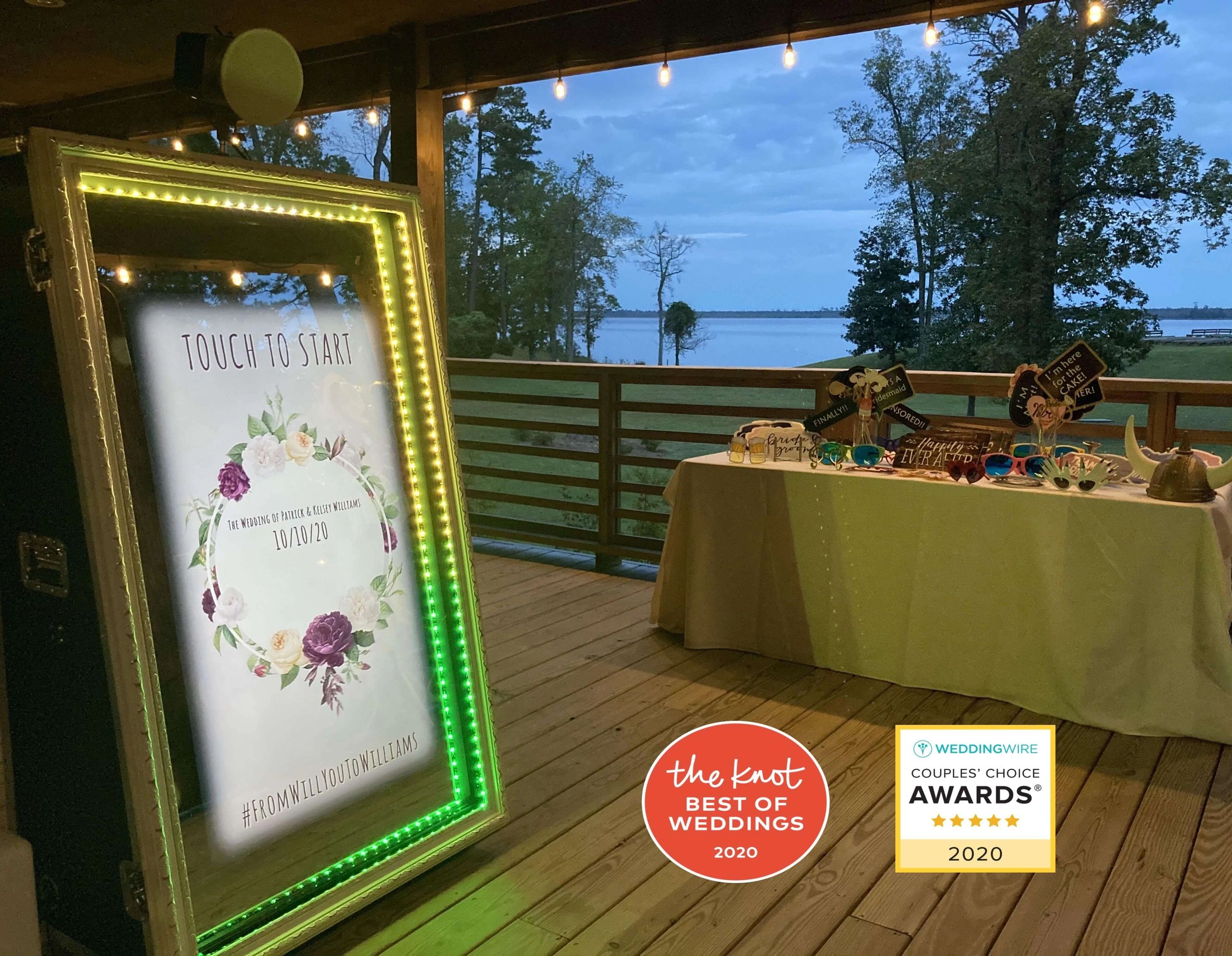Photo Booth Rental Jacksonville NC | Coastal Event Reflections