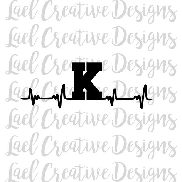 K Heartbeat SVG