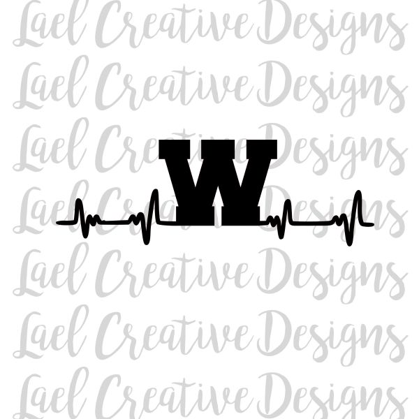 W Heartbeat SVG