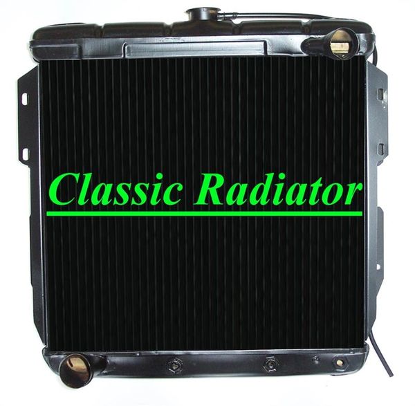 55-57 Ford Thunderbird 4 Row Copper Radiator