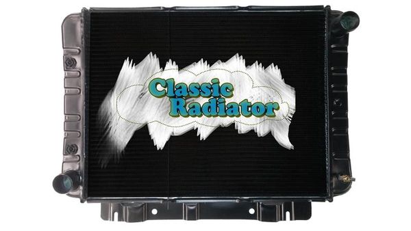 60-63 Ford Galaxie Copper Brass 4 Row Big Block FE Radiator Auto Trans