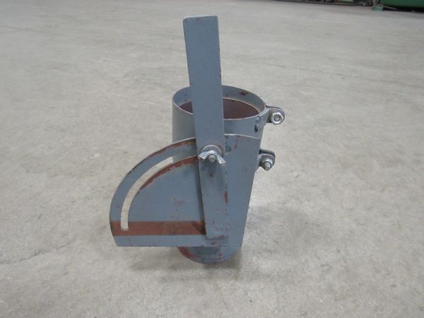 4" Steel Damper w/ Left Hand Locking Quadrant