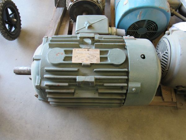 USED GE 25 HP, 3 PH, 284T Frame, Extra Severe Duty AC Motor (M/N ...