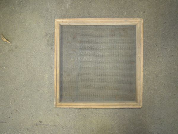 Assorted Hand Testing Screens / Wood Frame / 12 x 12 and 9 x 9 and ...