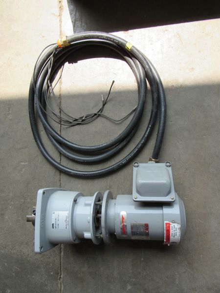 Mitsubishi Super Line Three Phase Induction Motor w/Nissei-GTR 30:1 ...