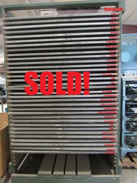 Used Screens & Holder for Clipper Model Super 248 BDH