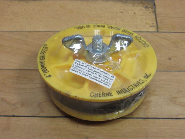 New 4" Mechanical Pipe Plug, Rubber and ABS Plastic