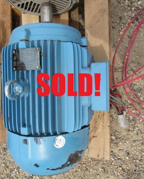 Used Weg W21 Severe Duty Motor 10 HP, 3 PH, 215T Frame (M/N #01018EP3E215T