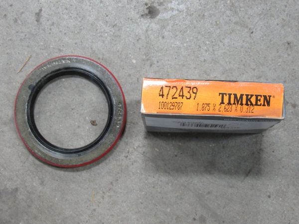 Timken National Seals 472439 Nitrile Oil Seal, 1.8750" ID, 2.6270" OD ...