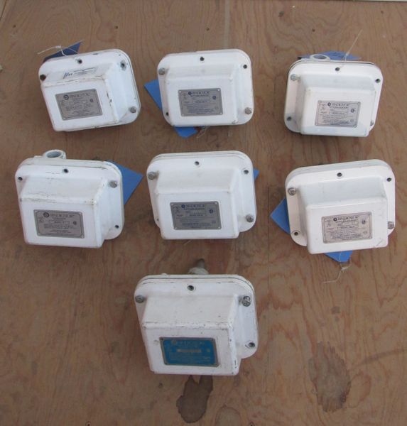 Lot of Seven Used Bindicator Roto-Bin-Dicators w/o Motors