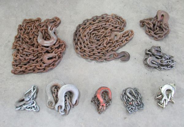Lot of Assorted Chain & Hooks