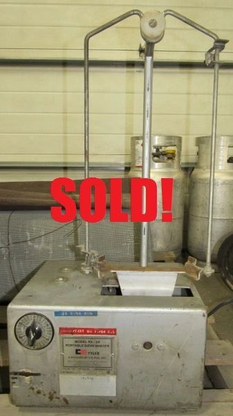 CE W.S. Tyler RX 24 Portable Sieve Shaker with Brass Filters