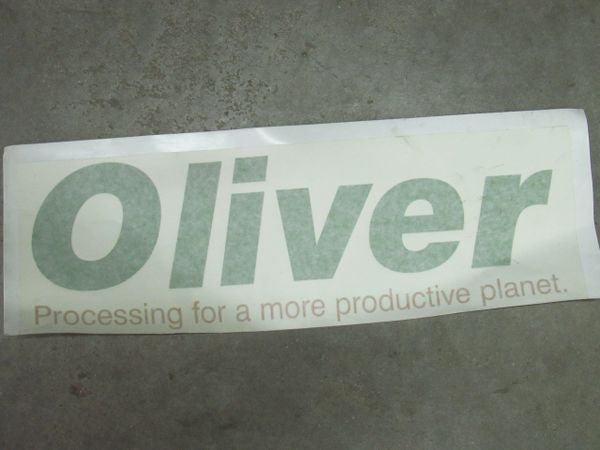 Oliver Logo Decal (17" x 6")