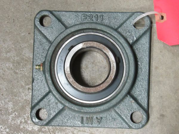 12" Conveyor Bearing & Set Screw Locking 4-Bolt Flange Unit