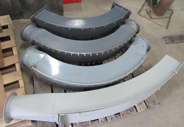 Pallet of 6" Removable Back Sweep Elbows