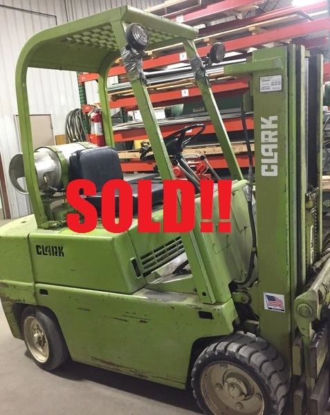 Clark Forklift Model #C50055 5500 LBS