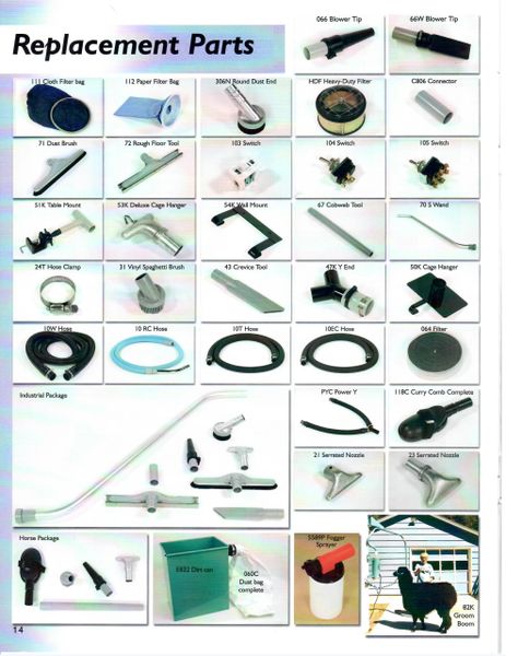 Electric Cleaner Company Replacement Parts and Accessories