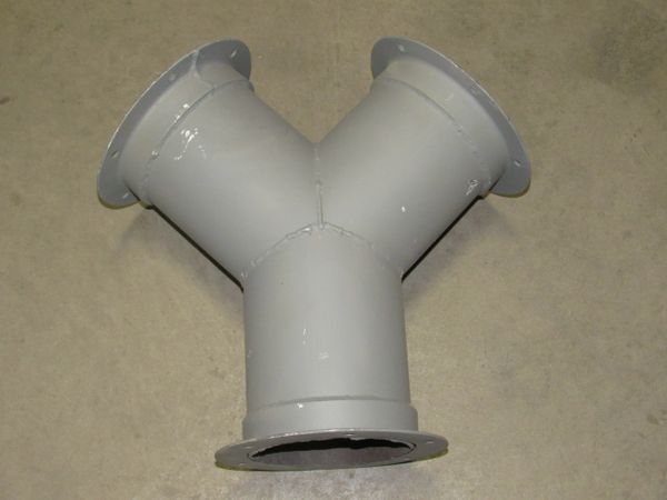 6" Spout "Y" Style Branch