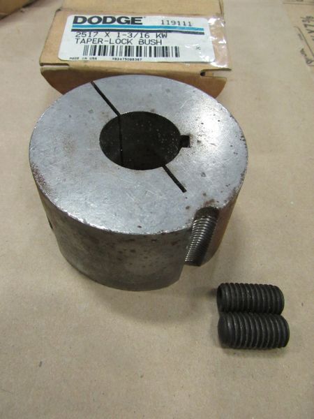 Dodge Taper-Lock Bushing - 2517 Series, 1.1875" Bore, Finished Keyway ...