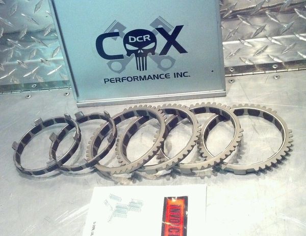 Synchronizer- DCR Carbon Lined Blocker Ring Complete Set