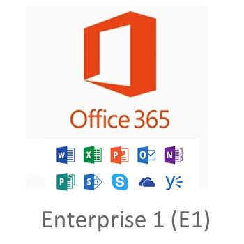 Office 365 Enterprise E1 : One Year Subscription