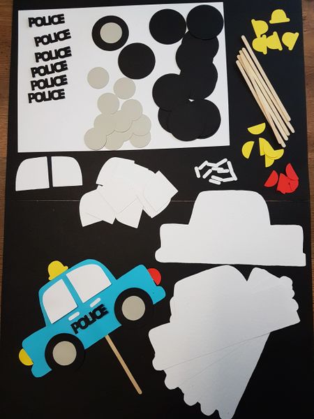 Police car activity pack