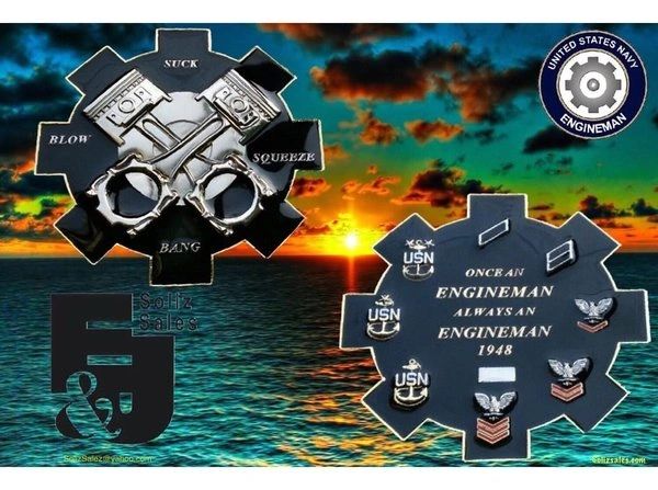 Engineman Challenge coin