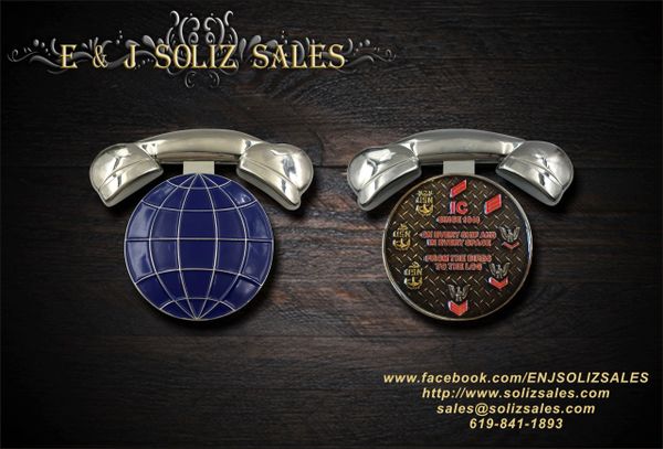 Interior communications electrician (IC) challenge coin