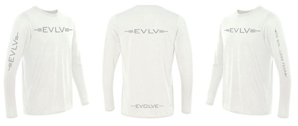 EVLV PERFORMANCE SHIRT (LS GRAY W/GRAPHITE)