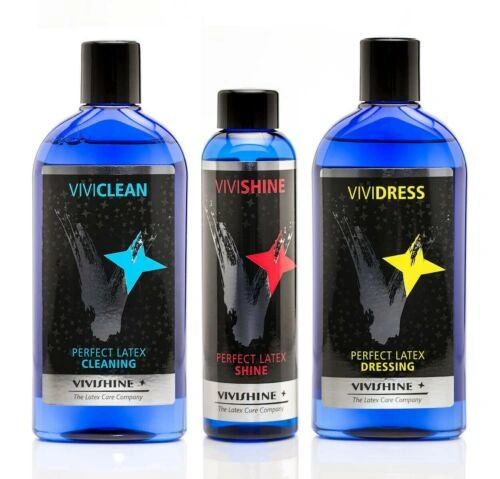 Vivishine 150ml Vividress 250ml Viviclean 250ml For Latex Clothing ...