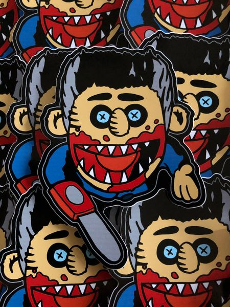 Evil Puppet Sticker