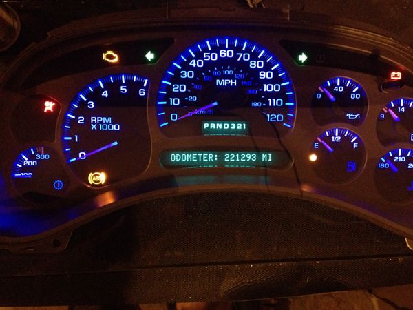 #2 FULL REPAIR SERVICE + LED 2003-2006 GM GMC Sierra Yukon Speedometer ...