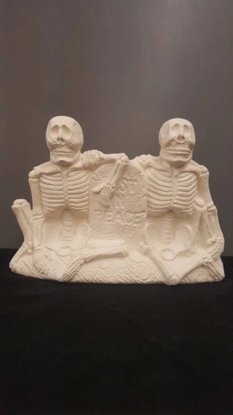 Skeletons - Ceramic Bisque Skeletons - Ready to Paint Ceramic Bisque ...