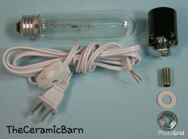 LARGE Ceramic Tree lighting kit - Tree light kit with 6 foot cord - on ...