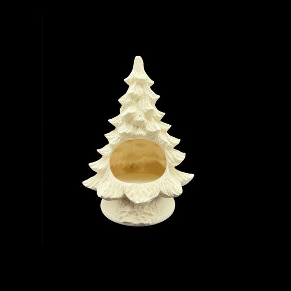 Ceramic Bisque Tree With Opening - Bisque Ceramic Christmas Tree ...