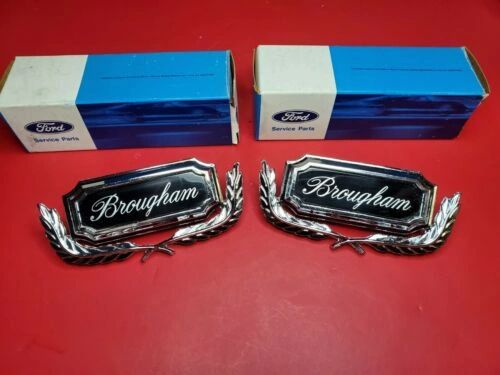 NOS PAIR 1973 1974 1975 1976 TORINO BROUGHAM NOS OEM FORD ROOF SIDE ...