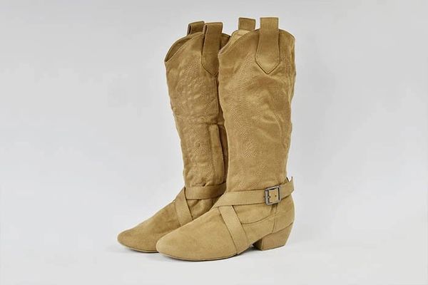 Suede Country Western Boot 2121